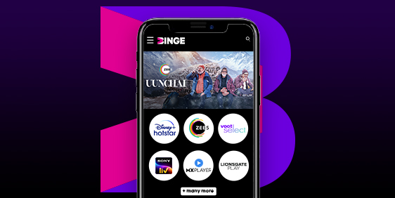 Tata Play (formerly Tata Sky) Binge App: All OTT Platforms in One App