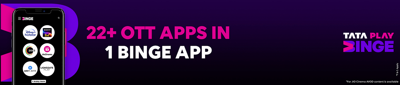 Tata Play Binge – Stream Premium OTT Apps to Your Mobile & TV