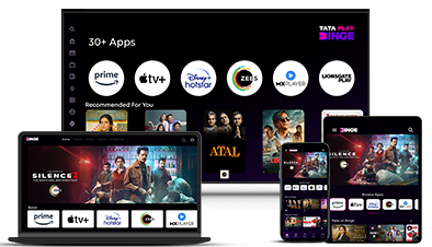 Tata Play Binge – Stream Premium OTT Apps to Your Mobile & TV