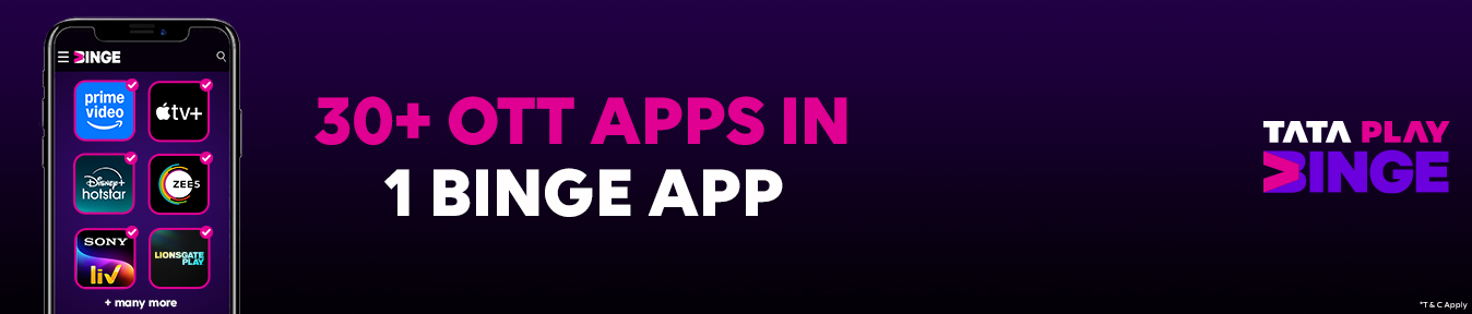Tata Play Binge – Stream Premium OTT Apps to Your Mobile & TV
