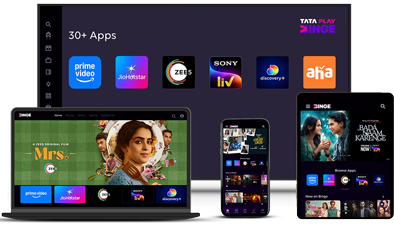 Tata Play Binge – Stream Premium 30+ OTT Apps to Your Mobile & TV
