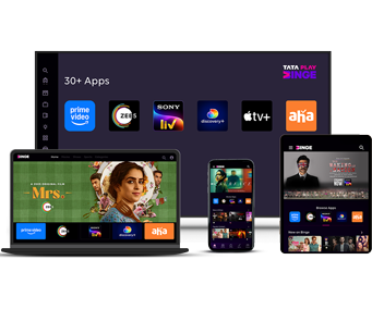 Tata Play Binge – Stream Premium 30+ OTT Apps to Your Mobile & TV