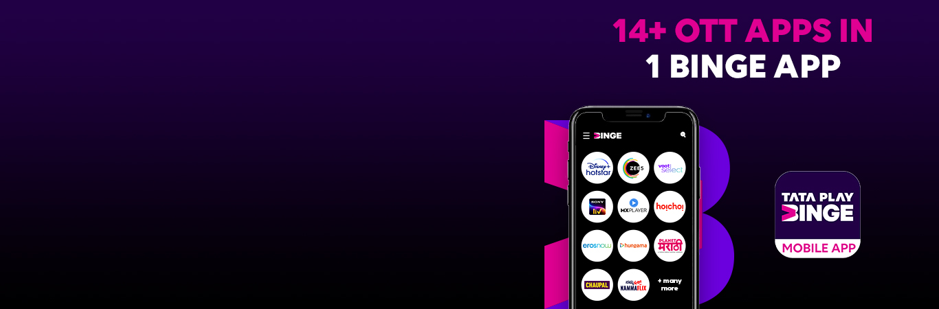 Tata Play (formerly Tata Sky) Binge App: All OTT Platforms in One App