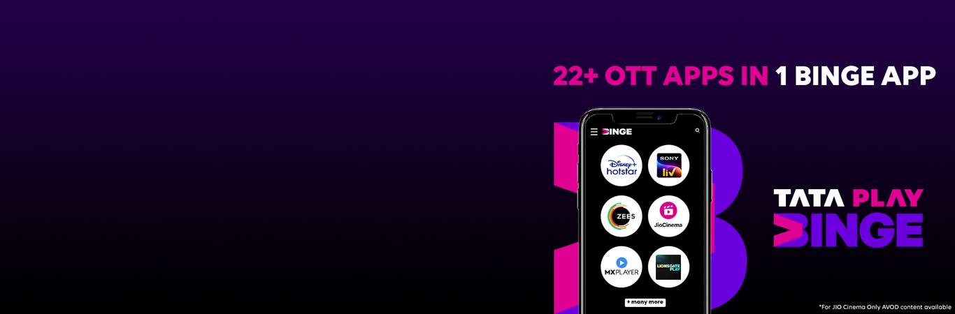 Tata Play (formerly Tata Sky) Binge App: All OTT Platforms in One App